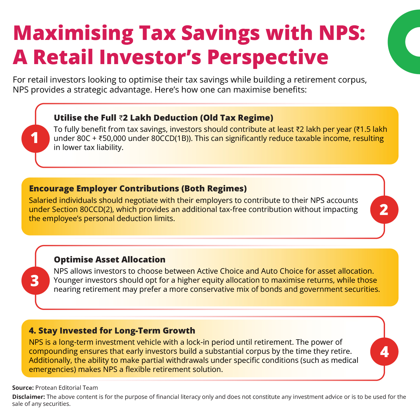 Maximise your Tax savings with NPS